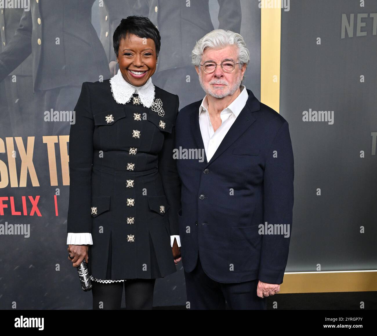 Hollywood, USA. 03rd Dec, 2024. Mellody Hobson and George Lucas ...