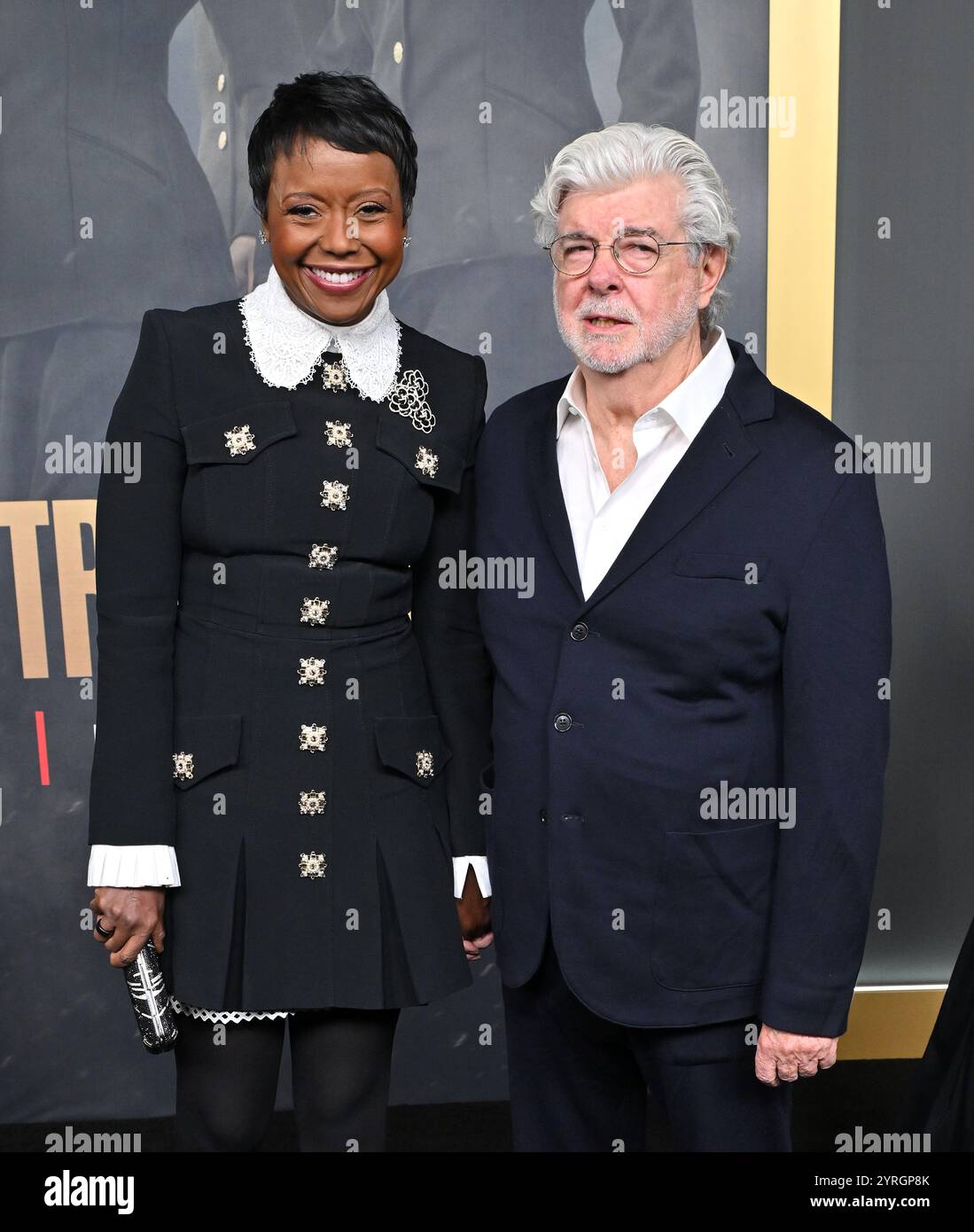 Hollywood, USA. 03rd Dec, 2024. Mellody Hobson and George Lucas ...