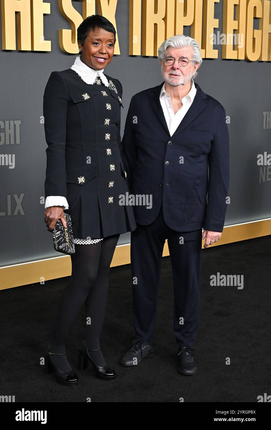Hollywood, USA. 03rd Dec, 2024. Mellody Hobson and George Lucas ...