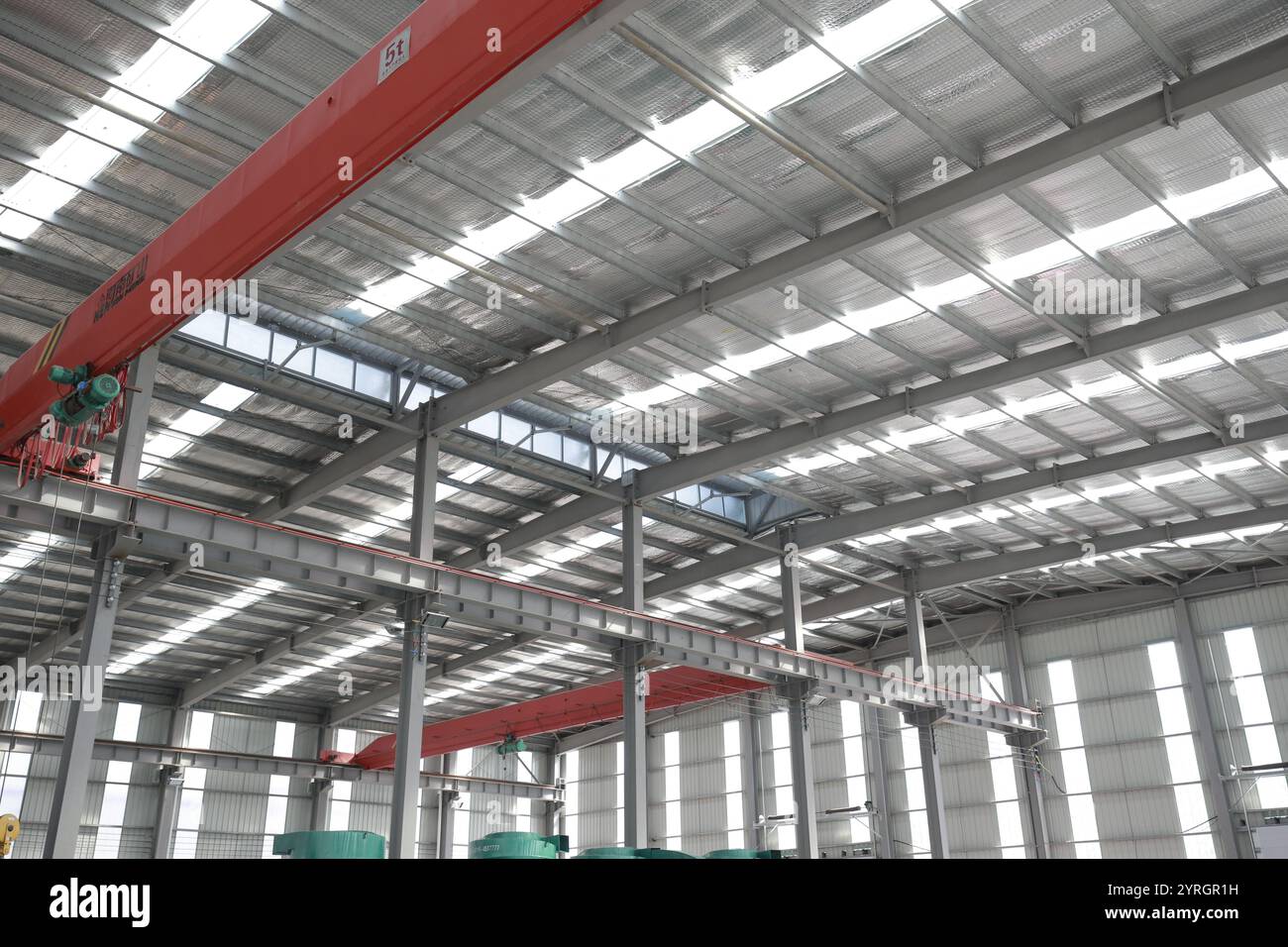 Steel structure building Stock Photo - Alamy