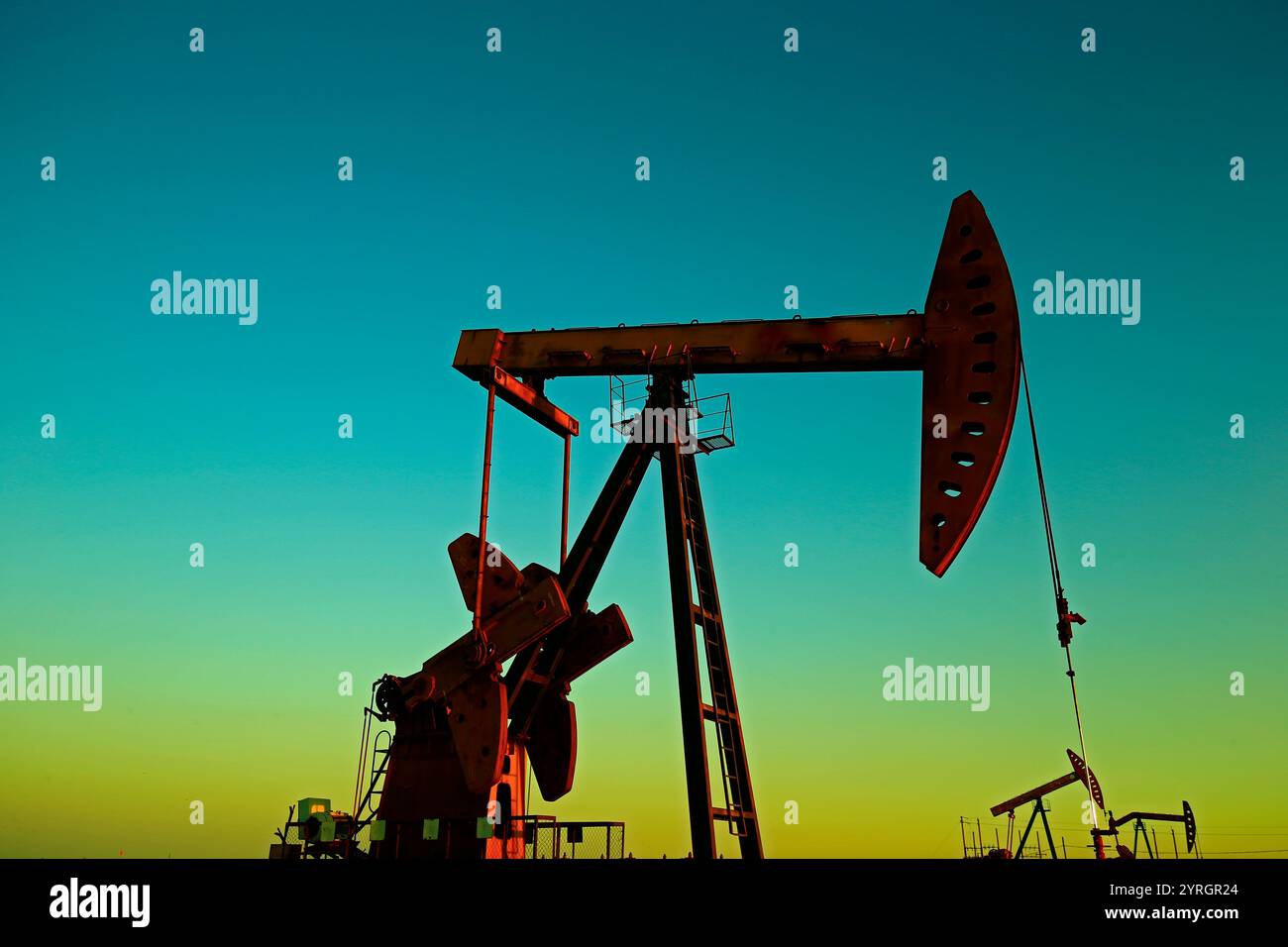 The oil pump, industrial equipment Stock Photo - Alamy