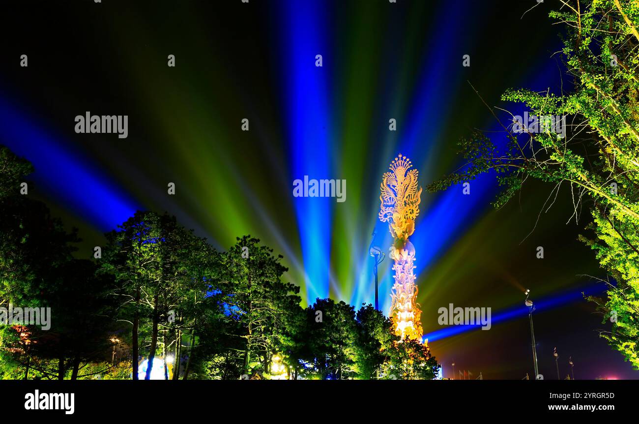 Stage lighting effect in the dark, close-up pictures Stock Photo - Alamy