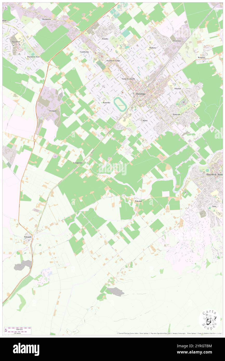 Map of stornoway Cut Out Stock Images & Pictures - Alamy