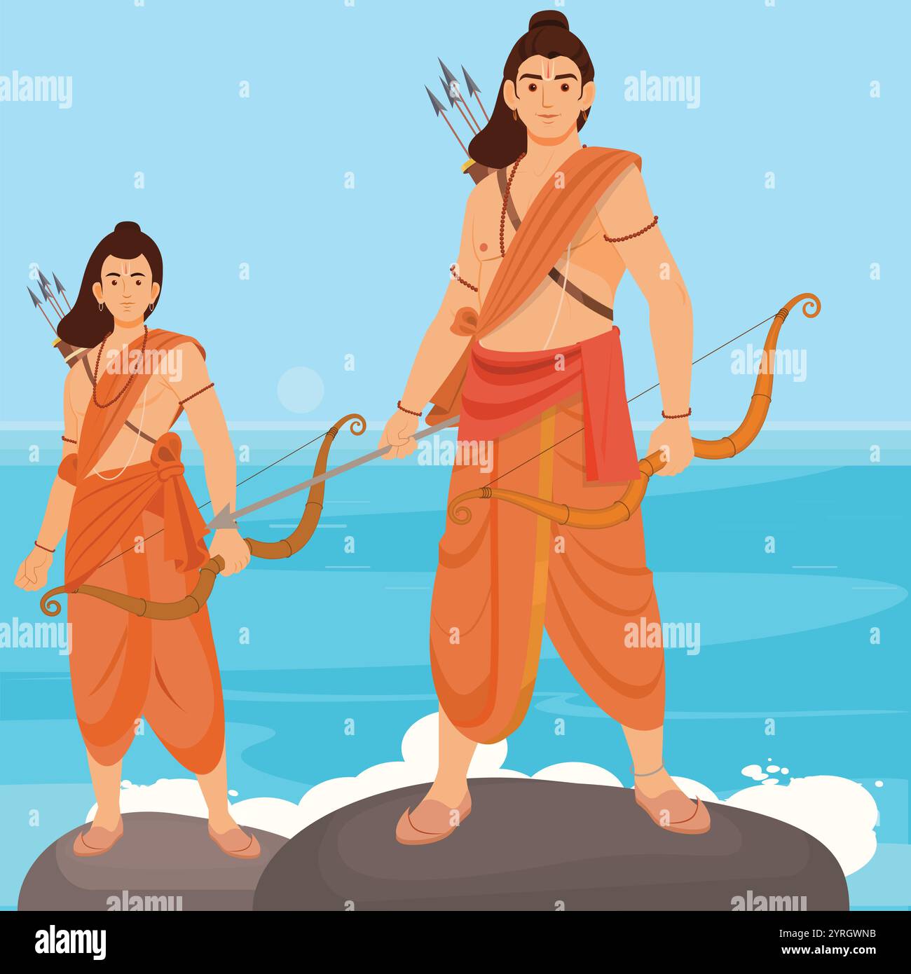 Rama cartoon Stock Vector Images - Alamy