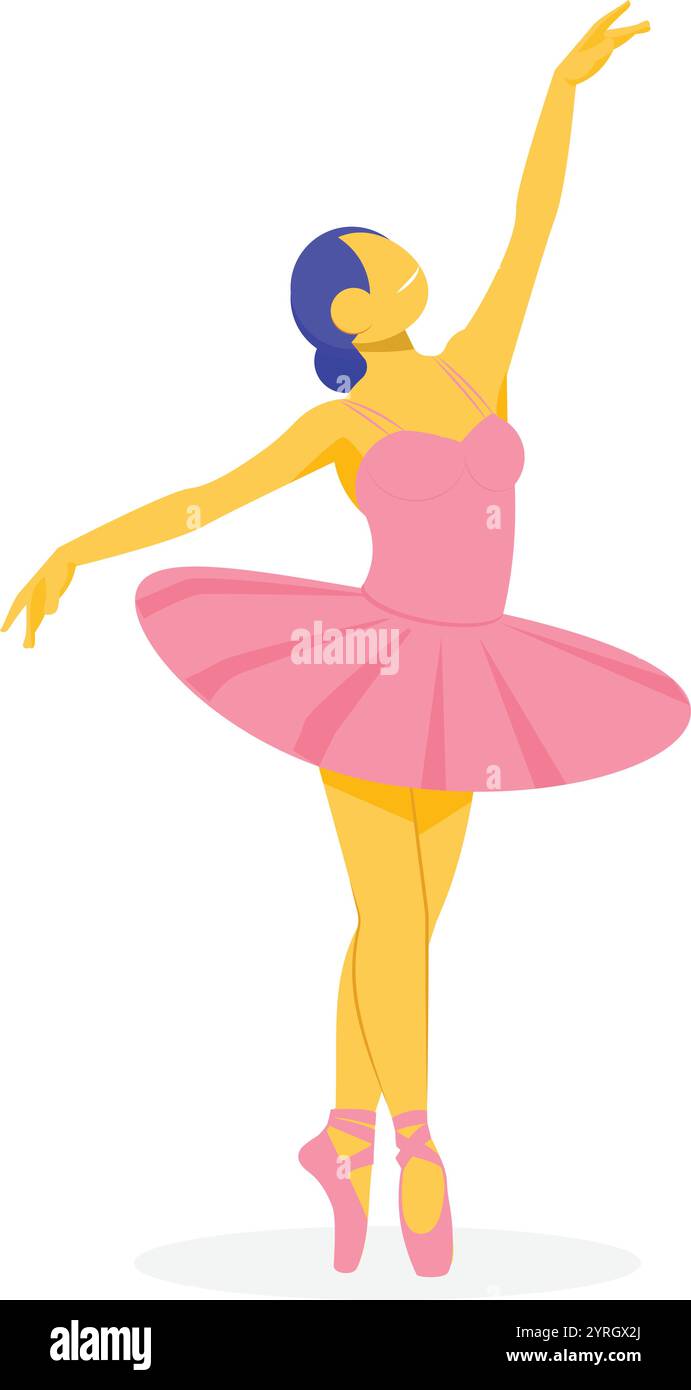 Classical Dancer. Ballerina Dancers, Vector female ballet dancers Stock ...