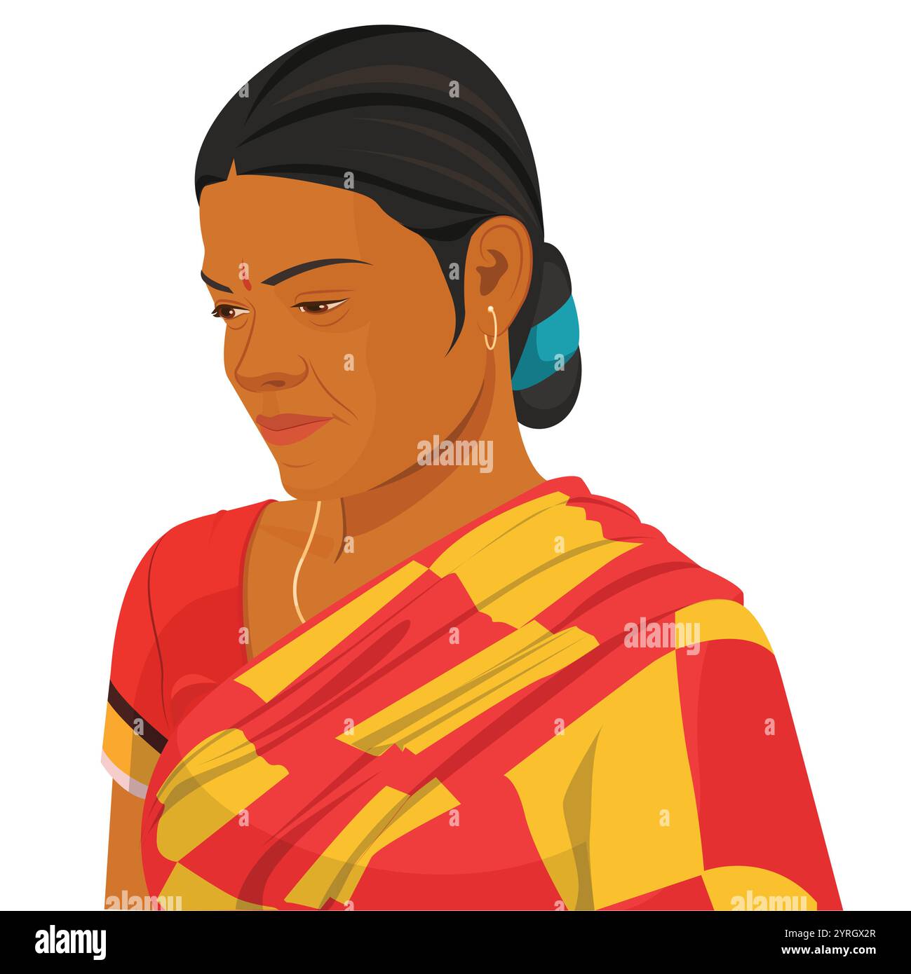 Portrait smiling beautiful girl white Stock Vector Images - Alamy