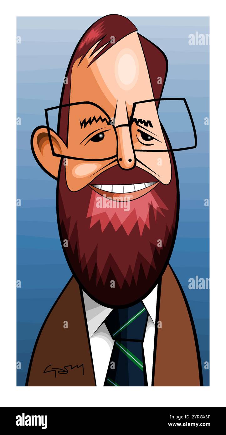 Illustration of the US physicist William D. Phillips (born 1948 ...