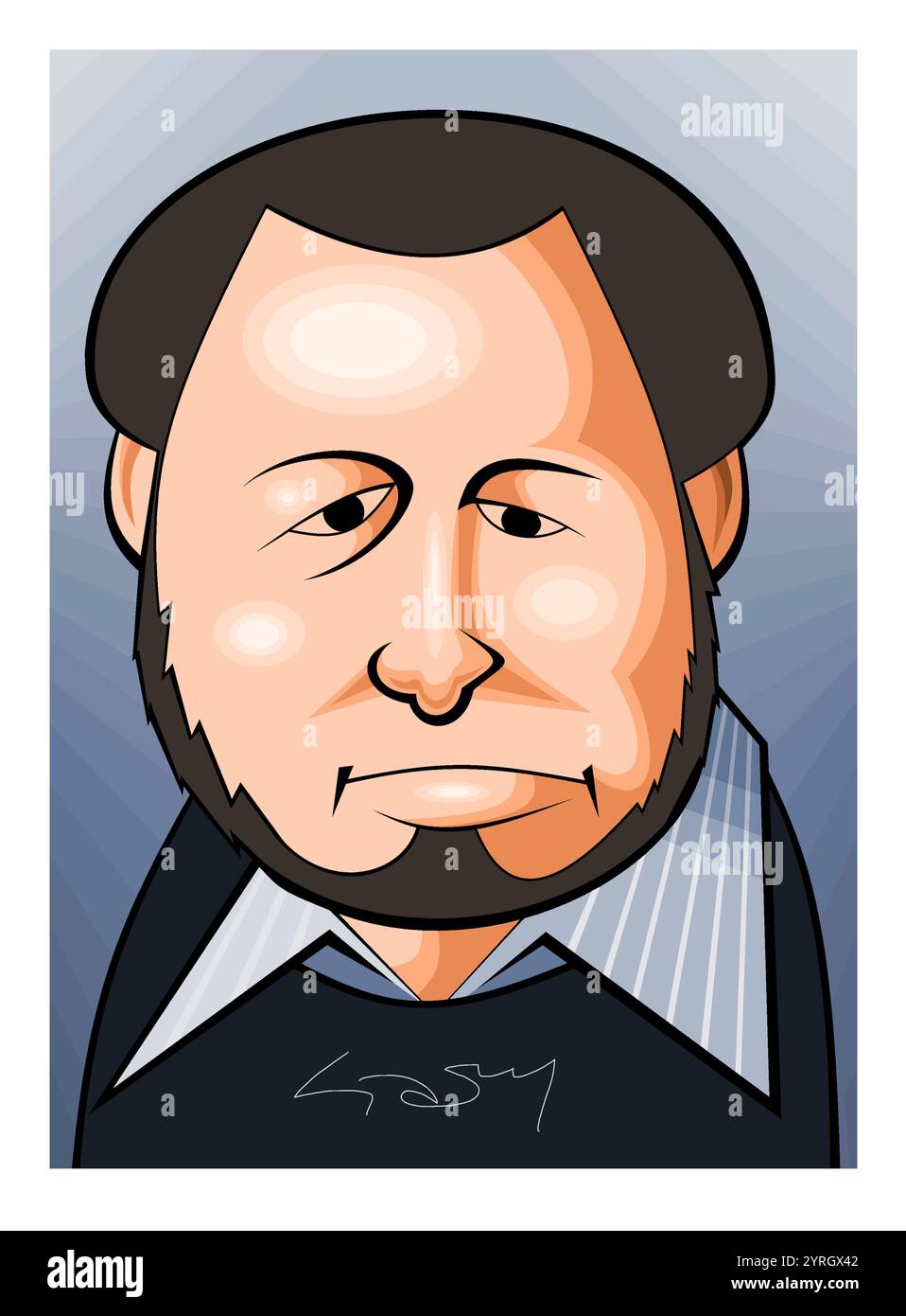 Douglas Osheroff, US physicist, illustration Stock Photo - Alamy