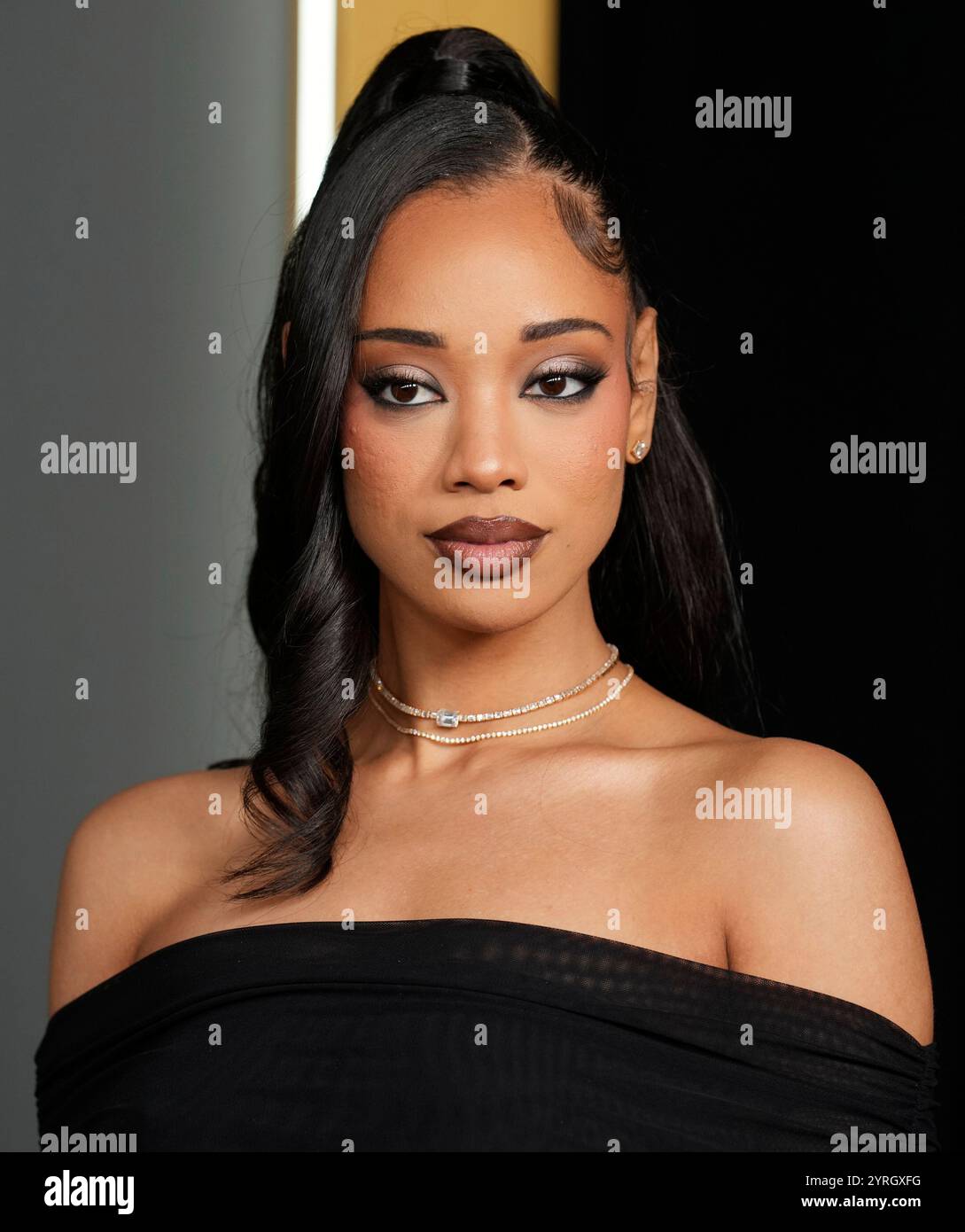 Kylie Jefferson poses at the premiere of the film "The Six Triple Eight ...