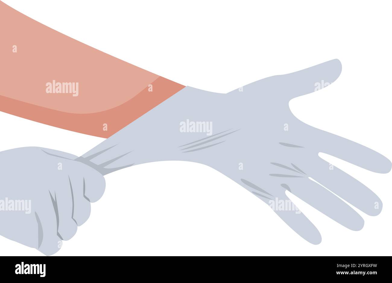 medical hand gloves, medical illustration Stock Vector Image & Art - Alamy