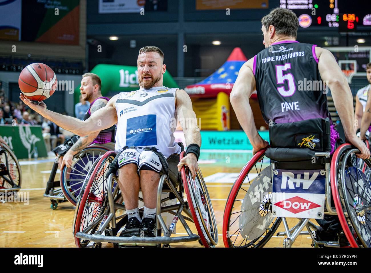 Wetzlar, Deutschland. 01st Dec, 2024. Jannik Blair (#6 RSV Lahn-Dill ...