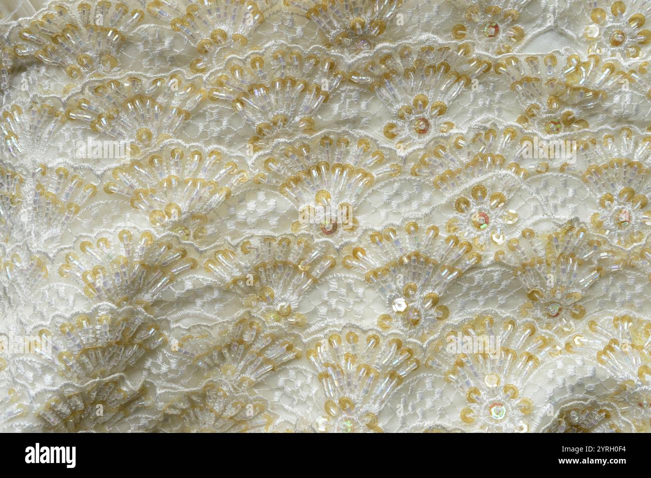 Textile embroidery wedding background Stock Photo - Alamy