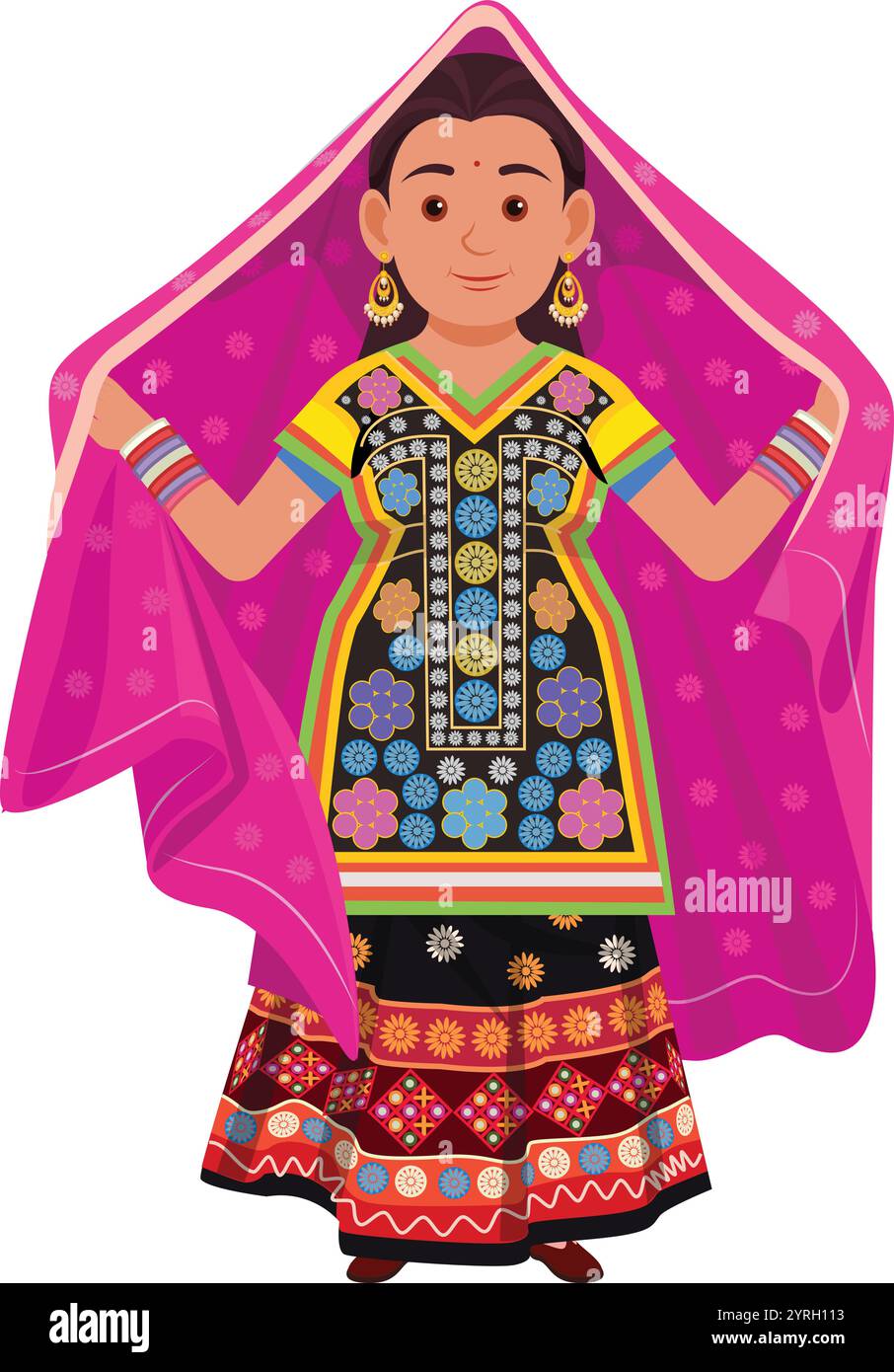 Rajasthani woman in traditional dress, indian woman in traditional ...
