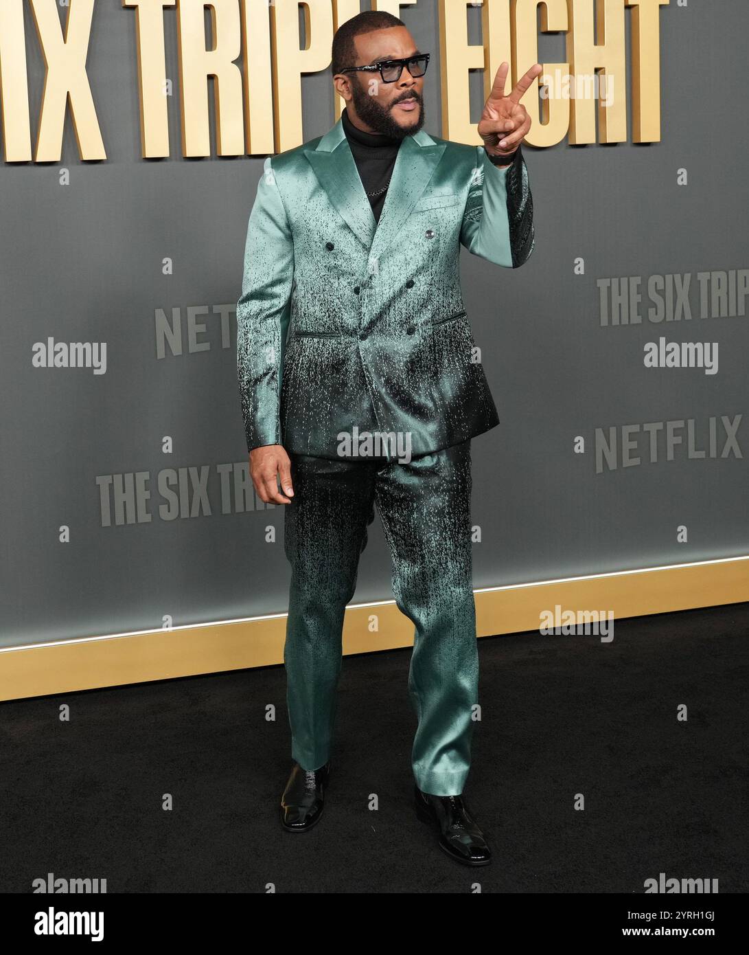 Los Angeles, USA. 03rd Dec, 2024. Tyler Perry arrives at Netflix's THE ...