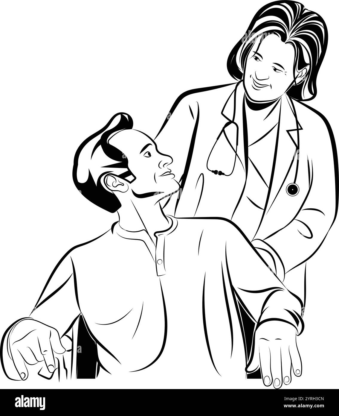 Counselor Clipart Black And White