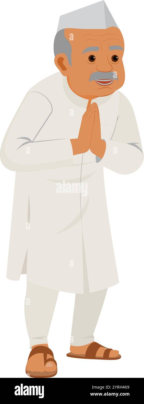 Mature indian man wearing Cut Out Stock Images & Pictures - Alamy