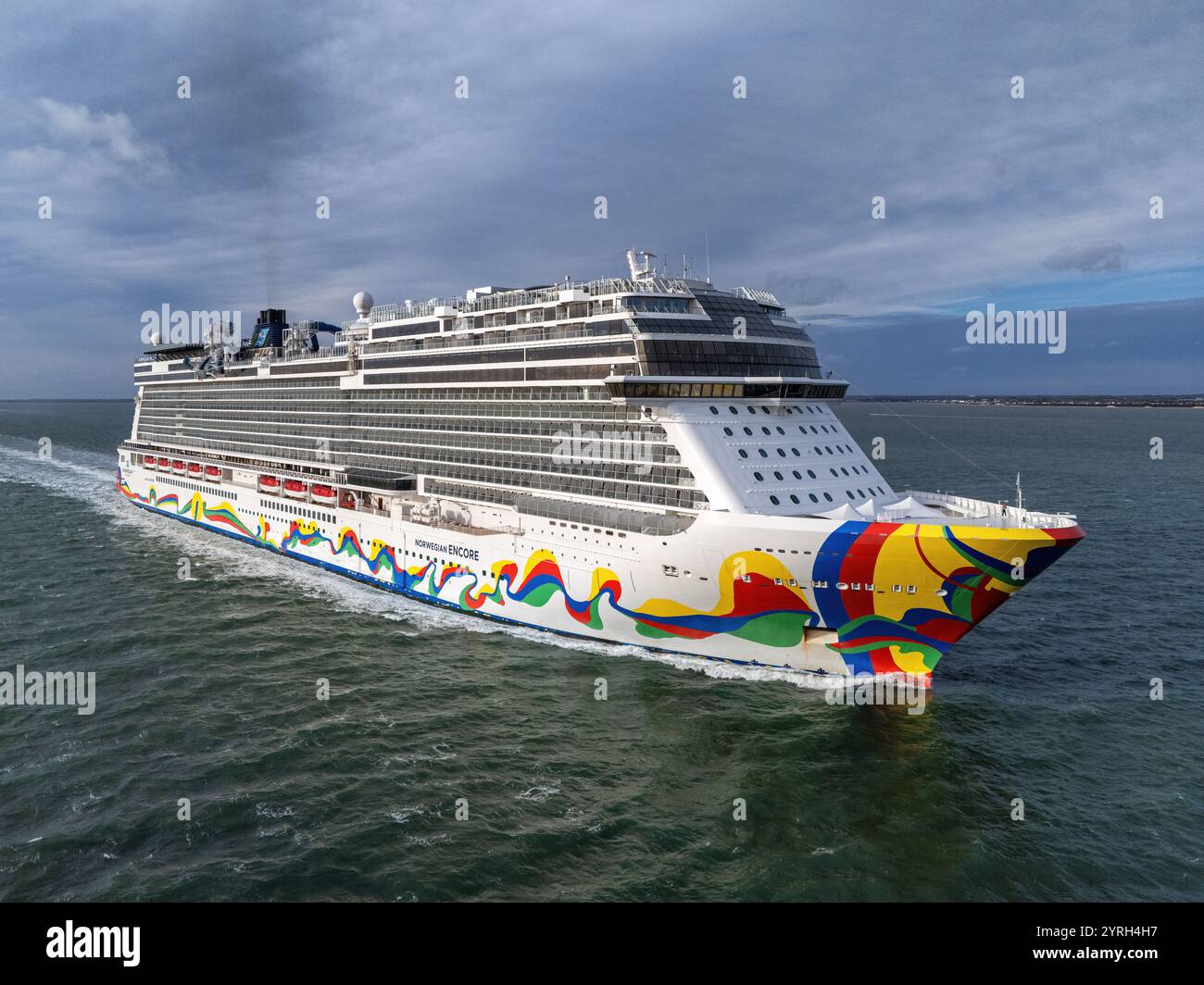 Norwegian Encore, a Breakaway Plus class cruise ship operated by ...