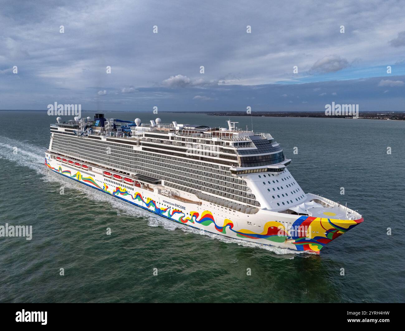 Norwegian Encore, a Breakaway Plus class cruise ship operated by ...