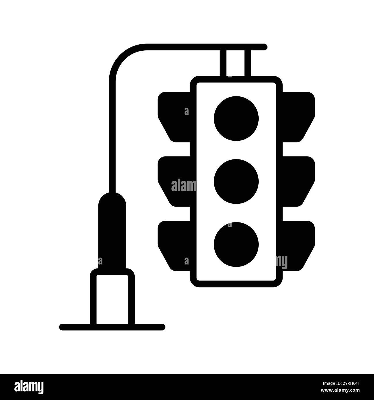 Beautifully designed vector of traffic signals, traffic lights icon Stock Vector Image & Art - Alamy