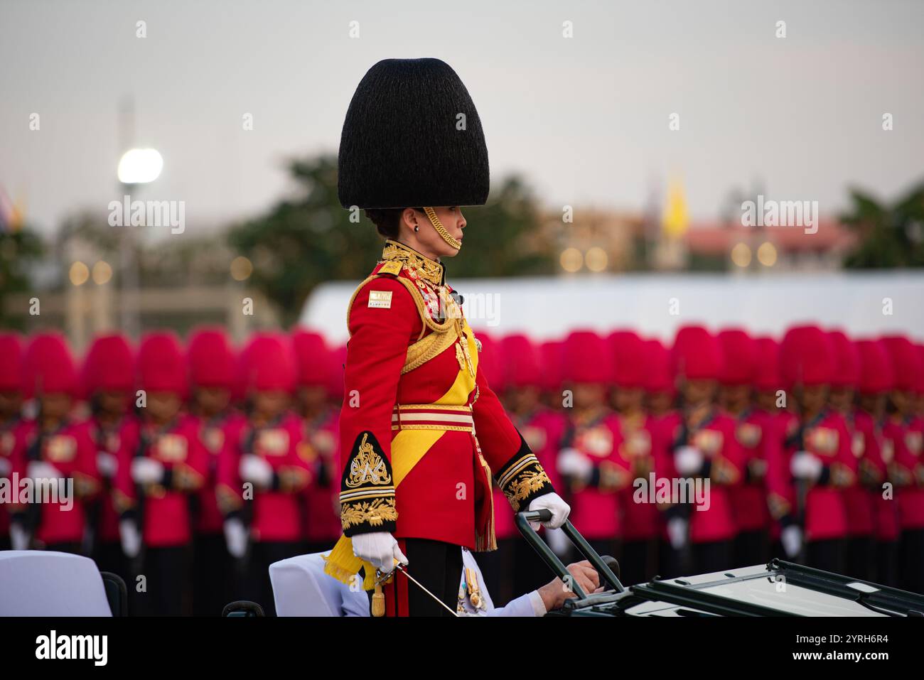 Bangkok, Thailand. 03rd Dec, 2024. Her Majesty Queen Suthida Bajrasudhabimalalakshana, as the ...