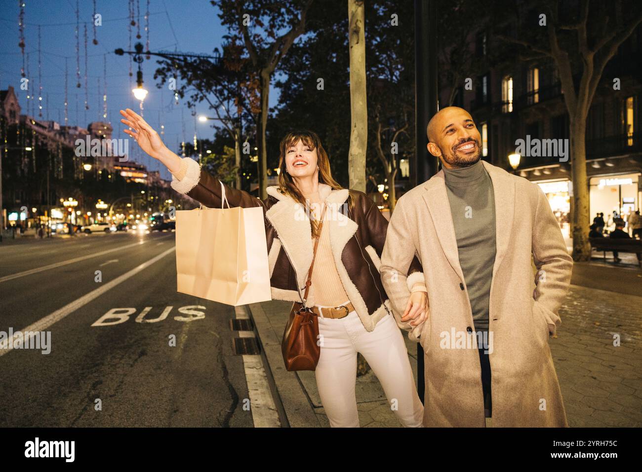 Stop hand on city street hi-res stock photography and images - Alamy