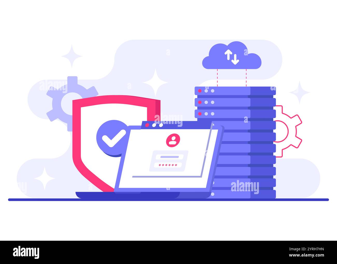 Safety management software Stock Vector Images - Alamy