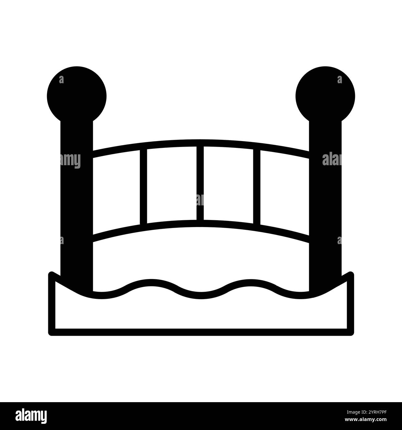 Bridge vector design, isolated on white background Stock Vector Image ...