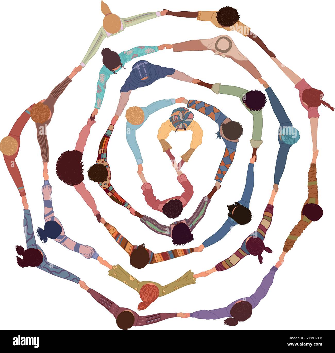 African caucasian handshake in Stock Vector Images - Alamy