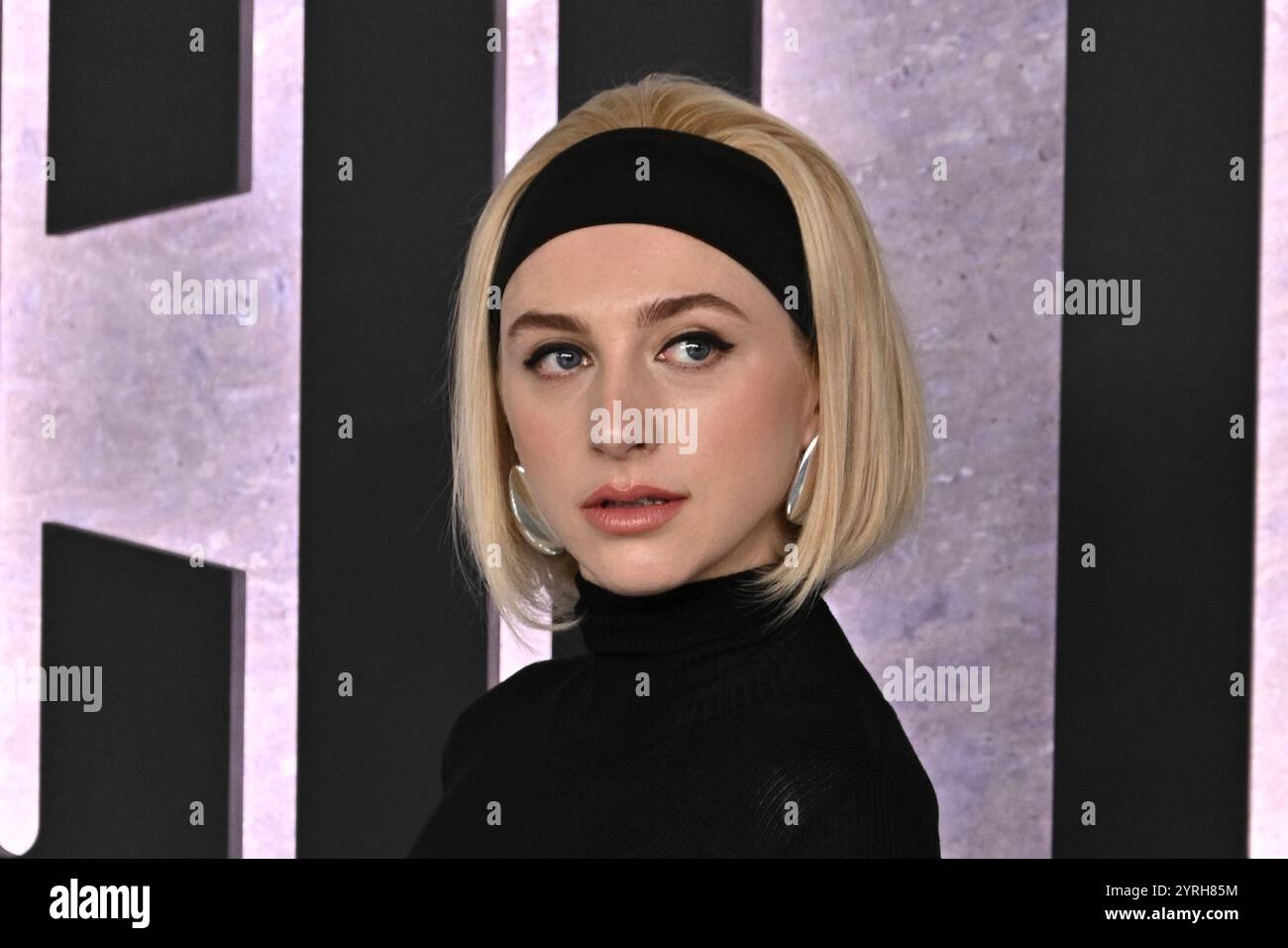 London, UK. 03rd Dec, 2024. Ella Lily Hyland attends the “Black Doves ...