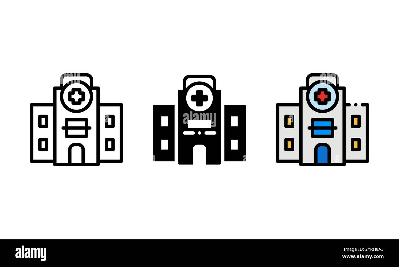 Hospital clipart hi-res stock photography and images - Alamy