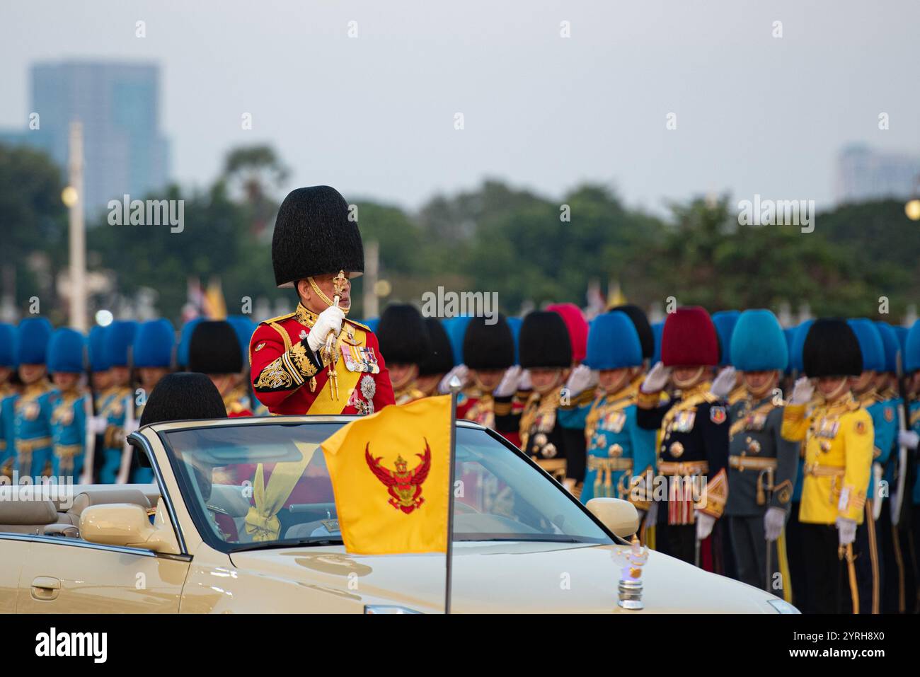 Bangkok, Thailand. 03rd Dec, 2024. H.M. King Maha Vajiralongkorn Phra ...