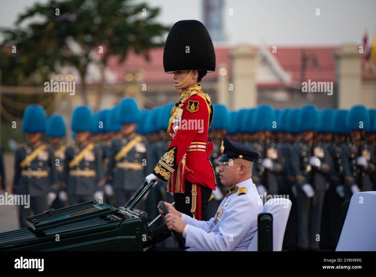 Bangkok, Thailand. 03rd Dec, 2024. Her Majesty Queen Suthida Bajrasudhabimalalakshana, as the ...