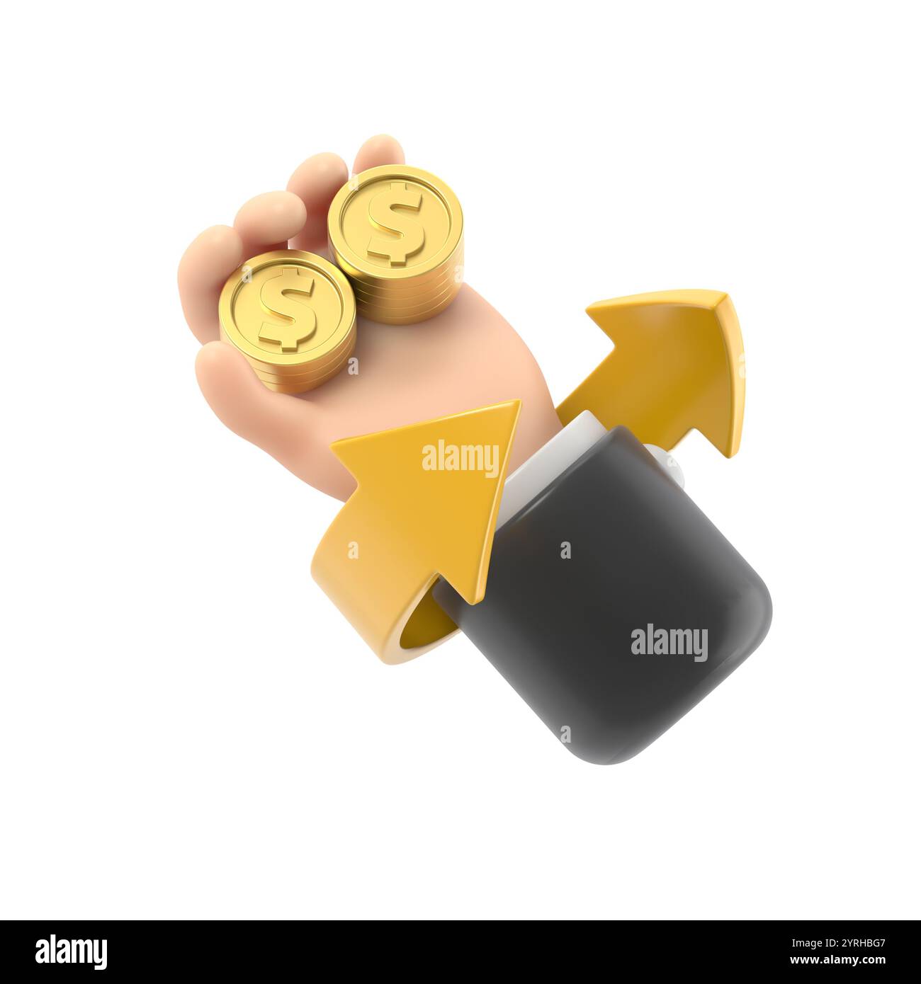 Financial concept animation gold coins hi-res stock photography and ...