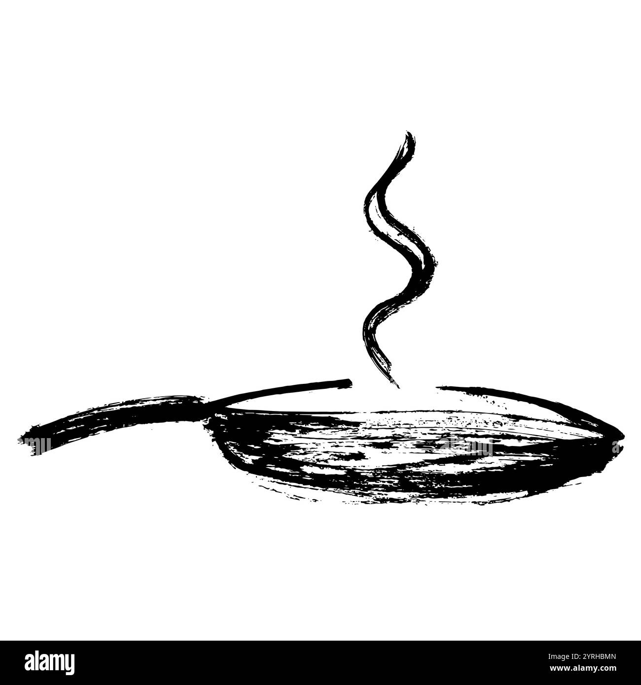 Wok icon logo vector Black and White Stock Photos & Images - Alamy