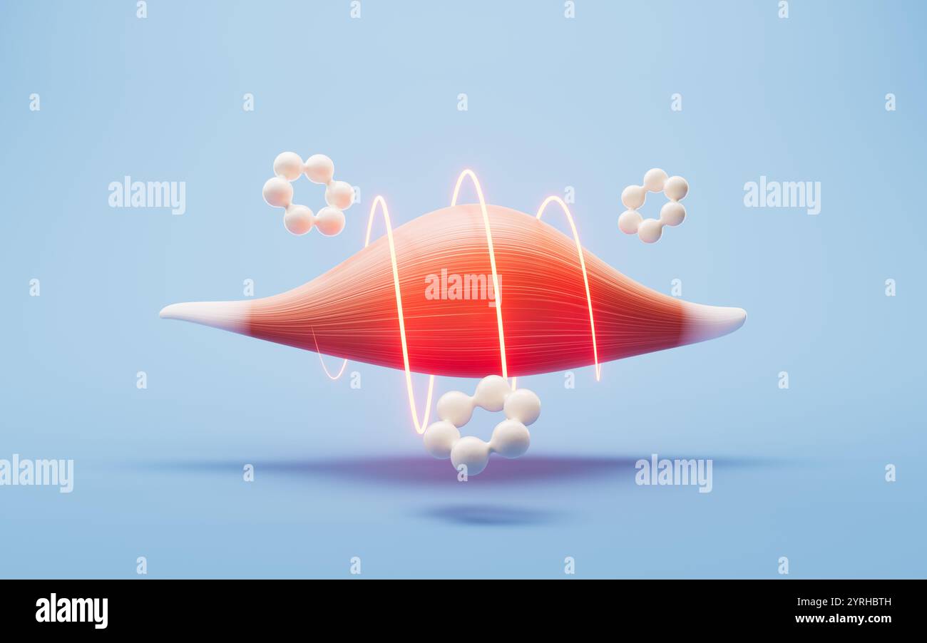 Muscle growth cartoon hi-res stock photography and images - Alamy