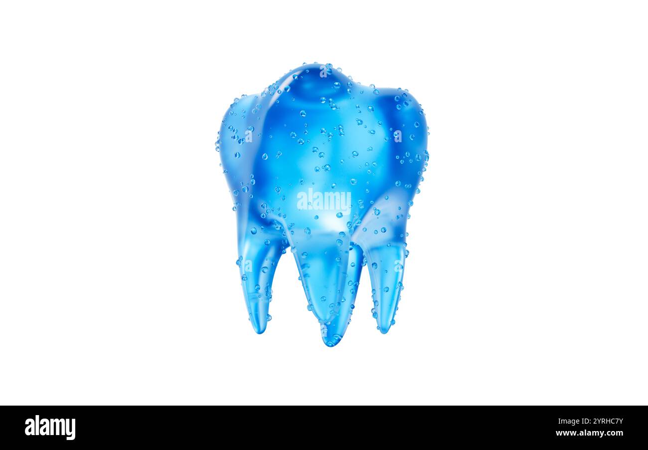 Transparent blue tooth water hi-res stock photography and images - Alamy