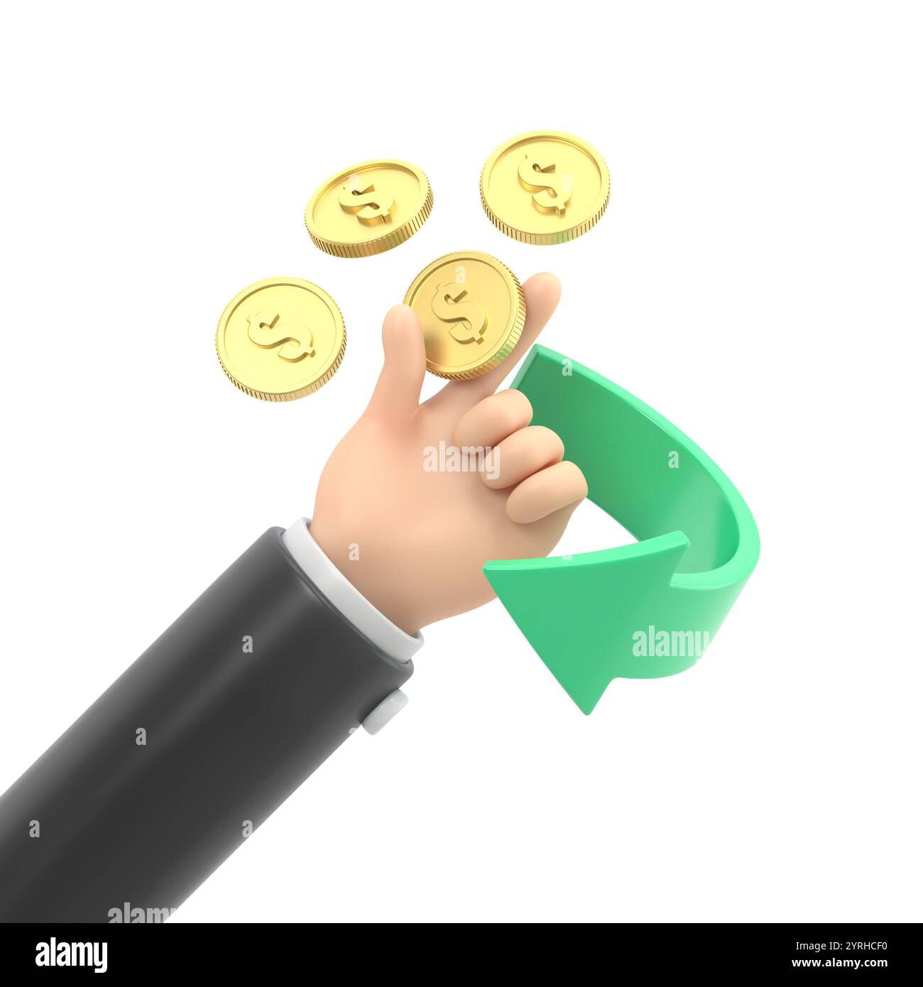 Cartoon arrow symbol hi-res stock photography and images - Alamy