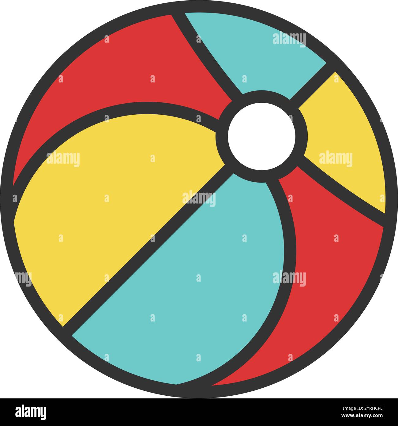 Ball icon vector image. Suitable for mobile application web application ...