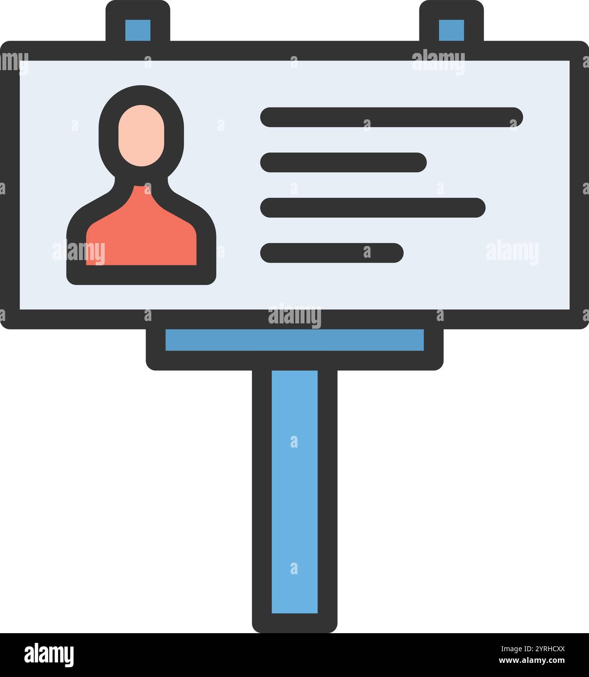 Billboard Icon Vector Image Suitable For Mobile Application Web