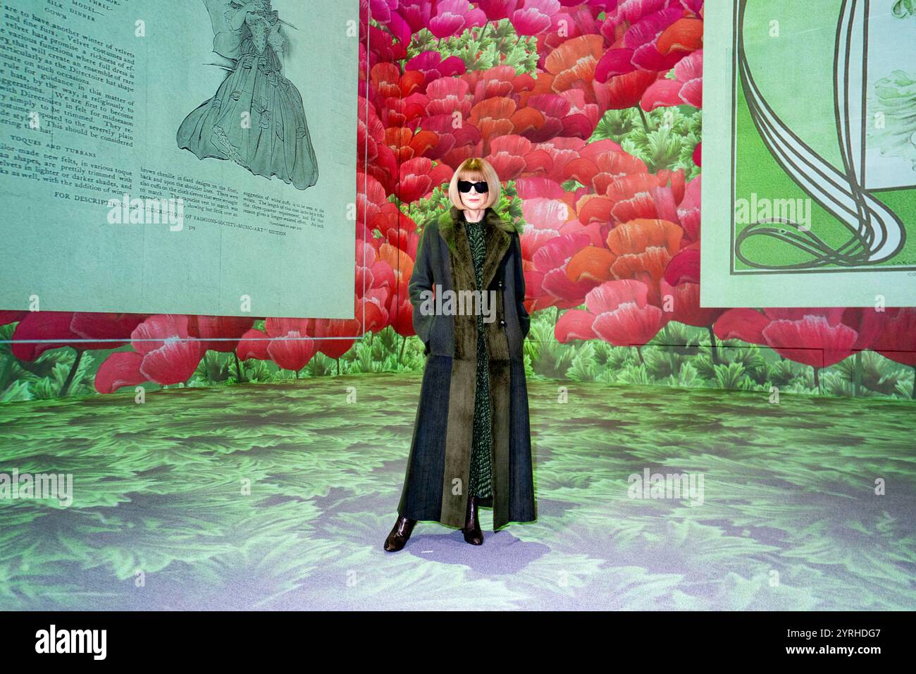 Anna Wintour at the Lightroom King's Cross in London, for the new ...