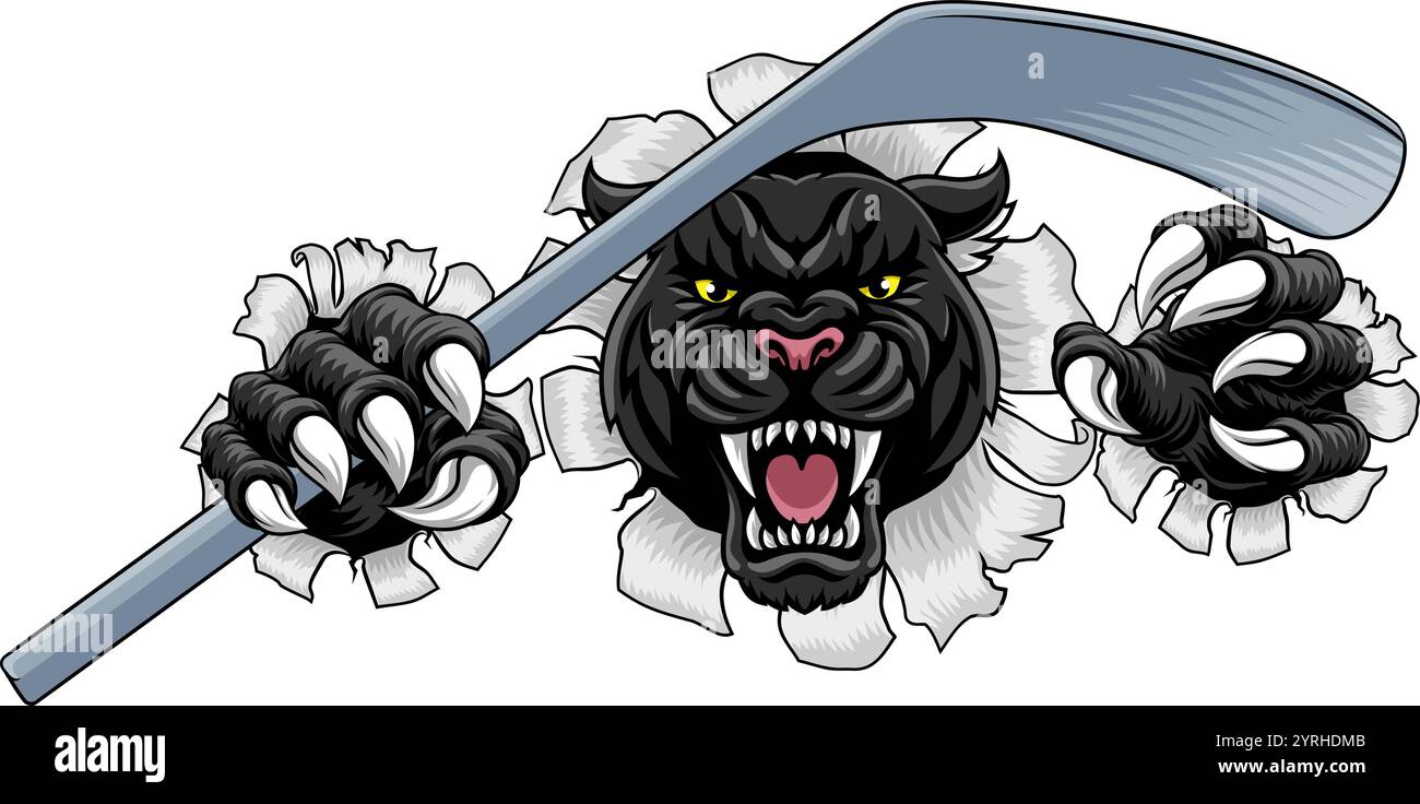 Black panther scratch hi-res stock photography and images - Alamy