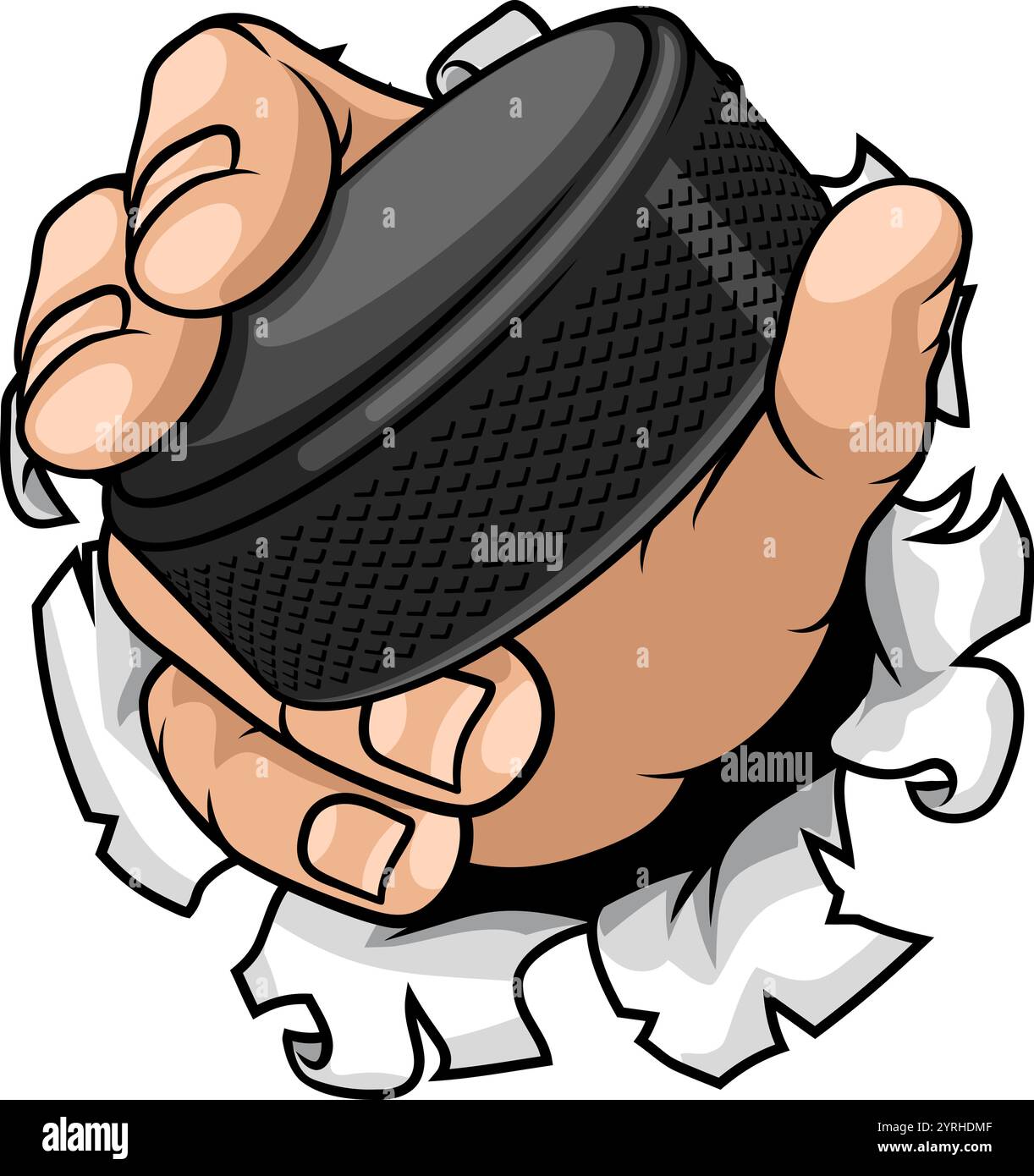 Puck marks Stock Vector Images - Alamy