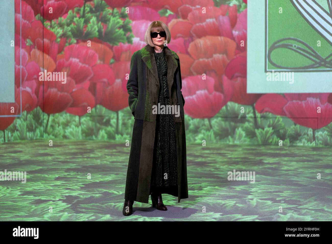 Anna Wintour at the Lightroom King's Cross in London, for the new ...