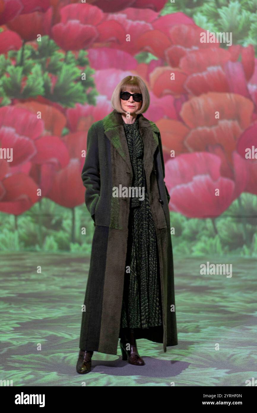 Anna Wintour at the Lightroom King's Cross in London, for the new ...