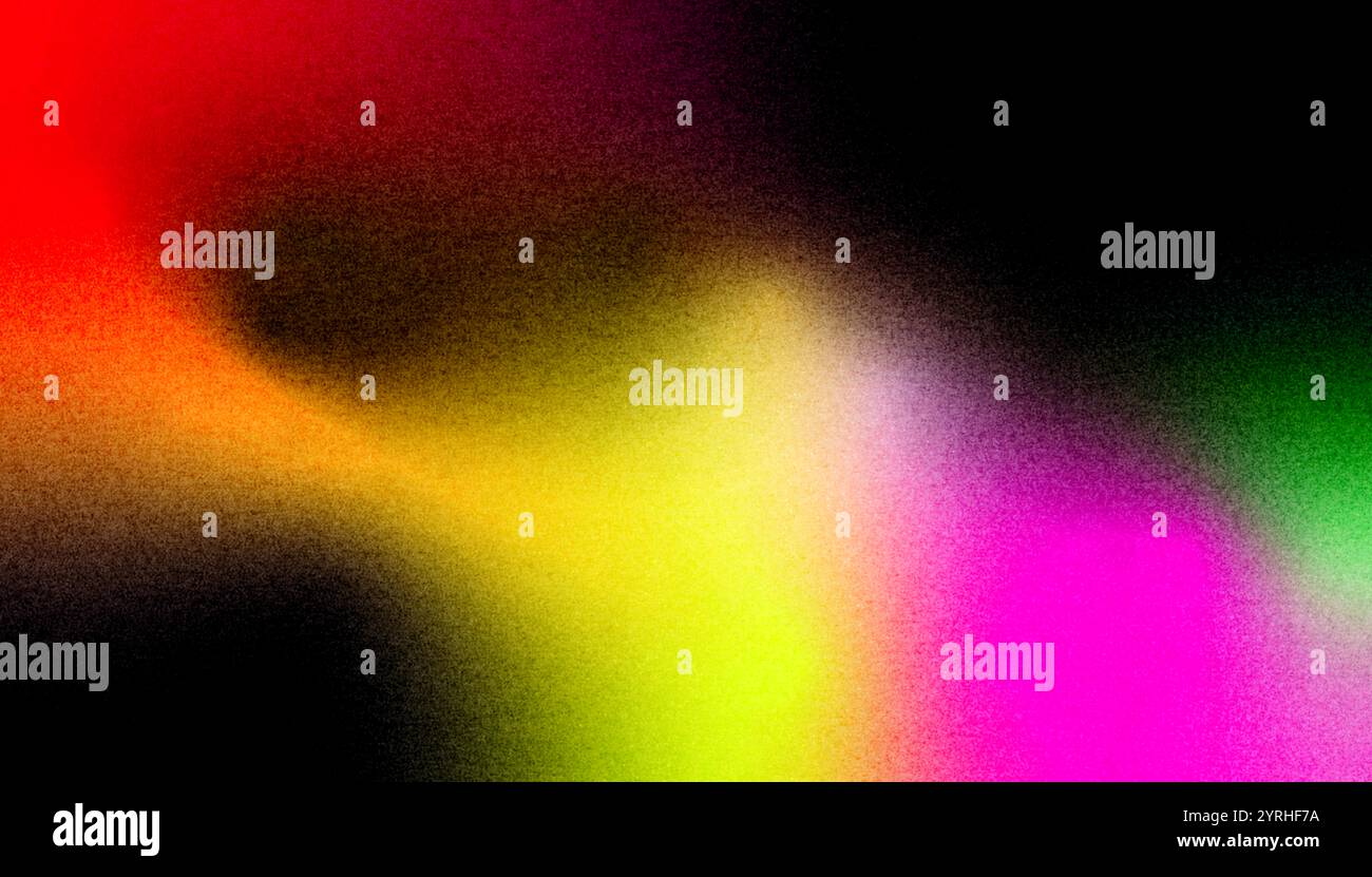 A mesmerizing blend of colors creates a grainy abstract backdrop, where ...