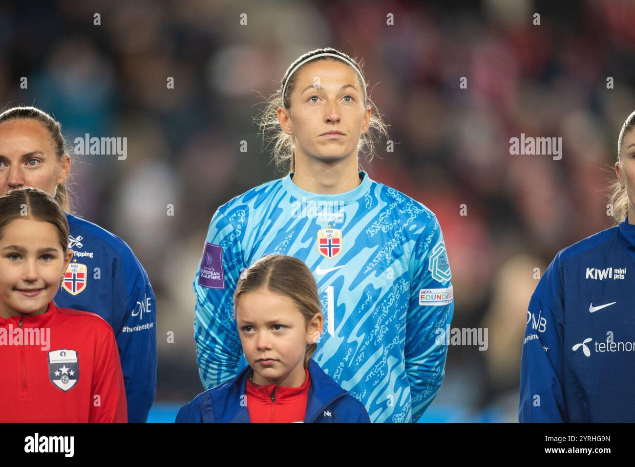 Oslo, Norway. 03rd, December 2024. Goalkeeper Cecilie Fiskerstrand (1 ...