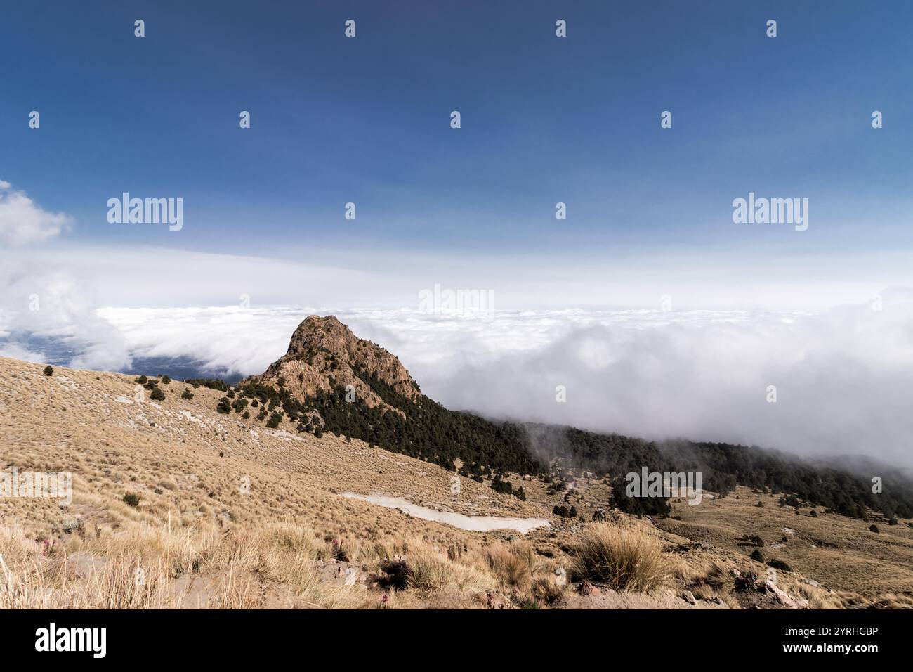 Captivating landscape of La Malinche volcano in Mexico, showcasing its ...