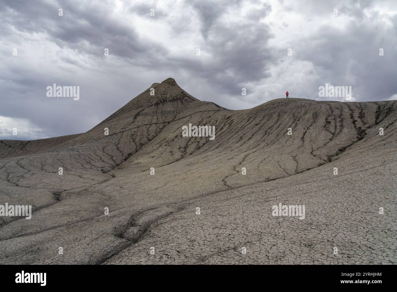 Expansive view of the striking terrain at Factory Butte, Utah The ...