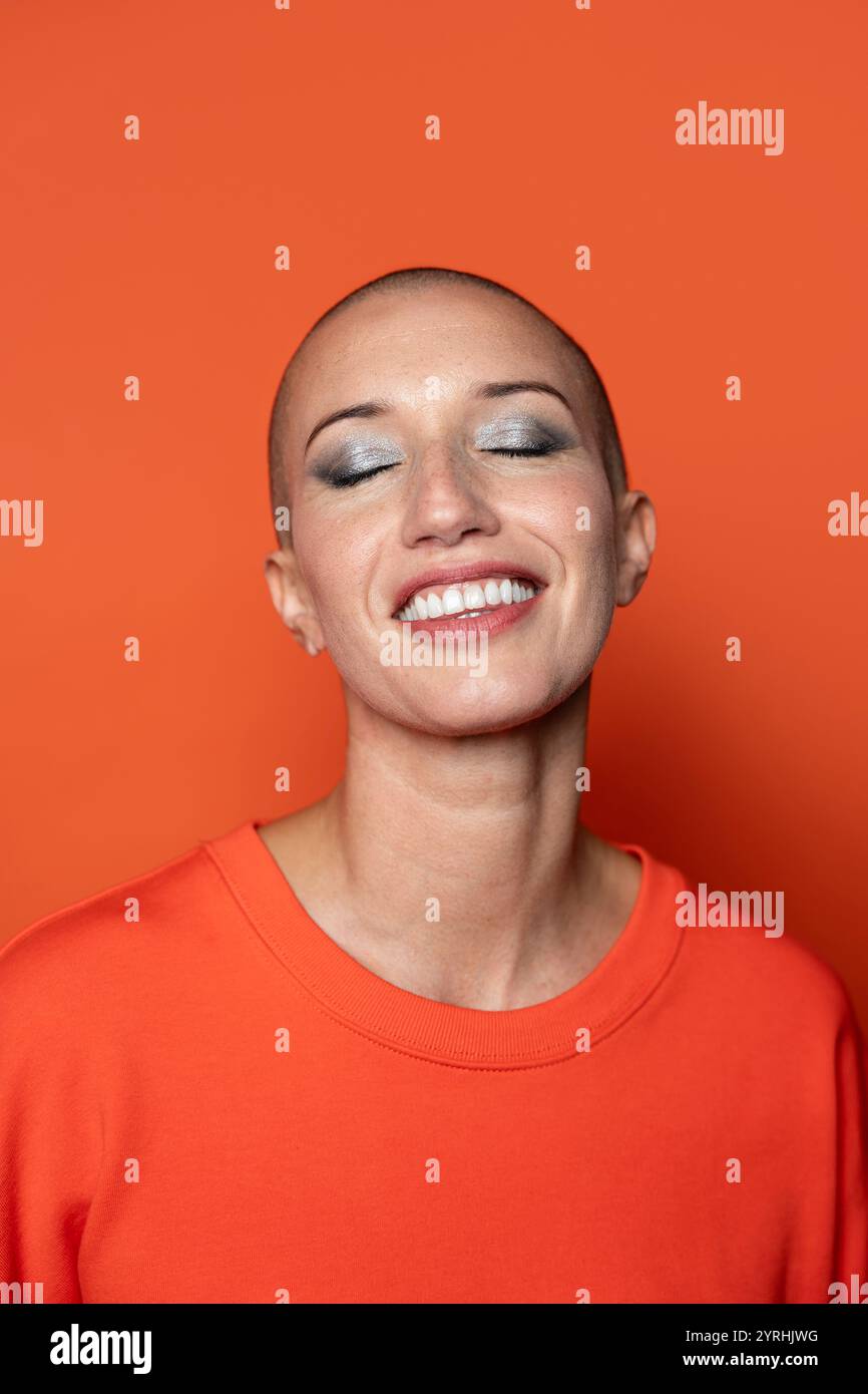 Mature woman radiates charm hi-res stock photography and images - Alamy