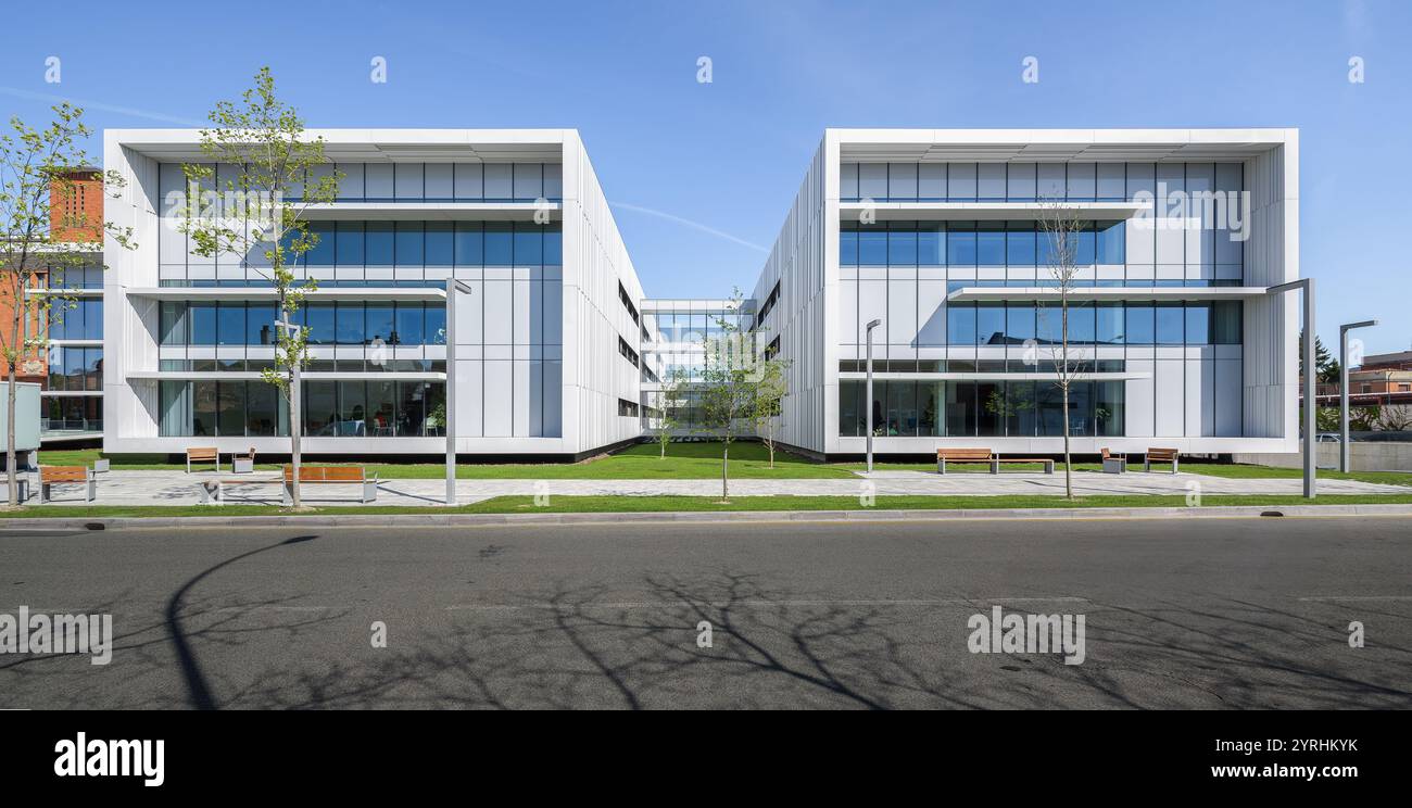 Modern hospital center showcasing sleek, contemporary architecture The ...